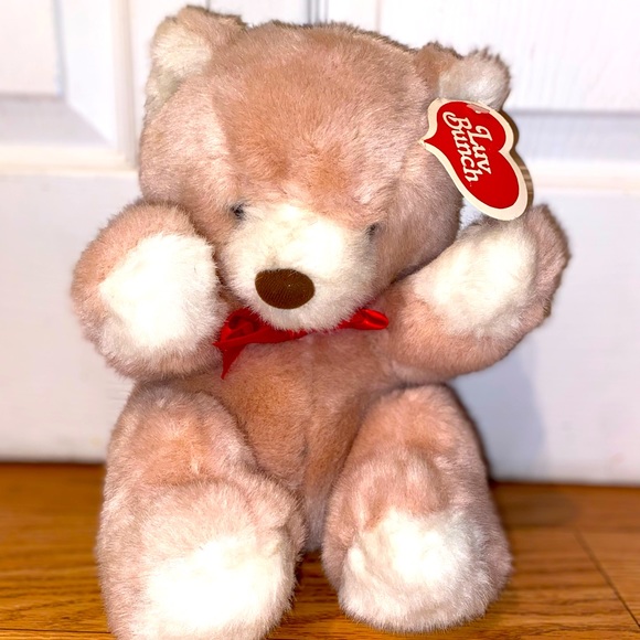 luv bunch | Toys | Vintage Luv Bunch Blue Bear Plush Sits Inch 1991 ...